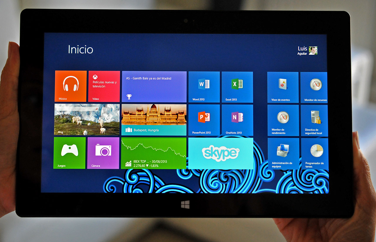 Análisis del tablet Microsoft Surface RT y prueba fondo | Teknófilo