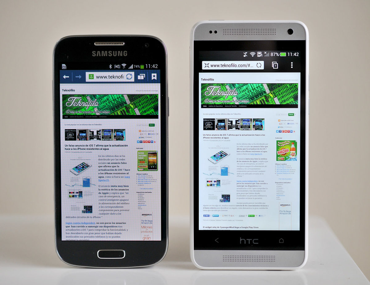 Samsung Galaxy S4 Mini vs. HTC One Mini: La batalla de los "Minis ...