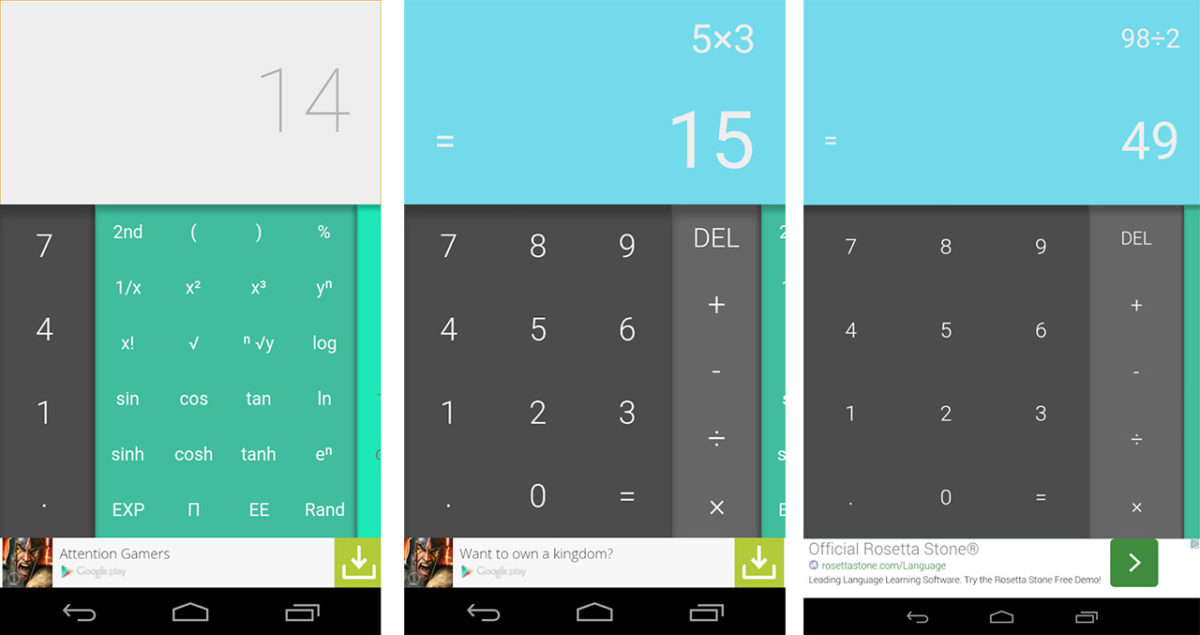 La calculadora de Android L aparece en Google Play Store: ¡No la ...
