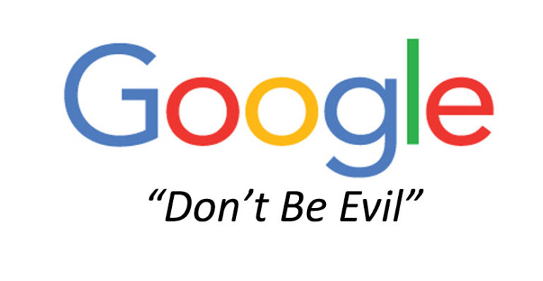 ¿Se ha pasado Google al lado oscuro? Su lema 'Don't Be Evil' desaparece ...