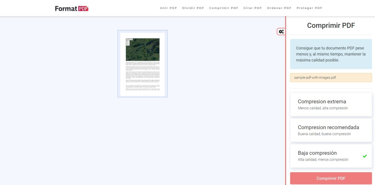 FormatPDF: Un nuevo editor online de ficheros PDF con multitud de opciones