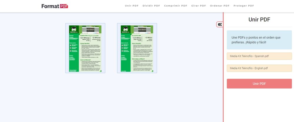 FormatPDF: Un nuevo editor online de ficheros PDF con multitud de opciones