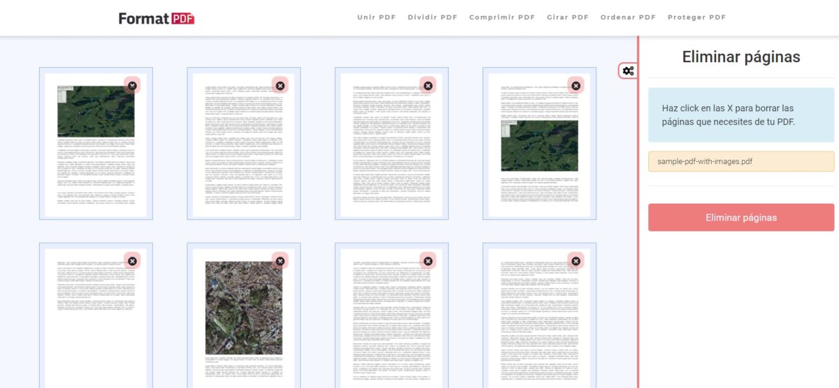 FormatPDF: Un nuevo editor online de ficheros PDF con multitud de opciones