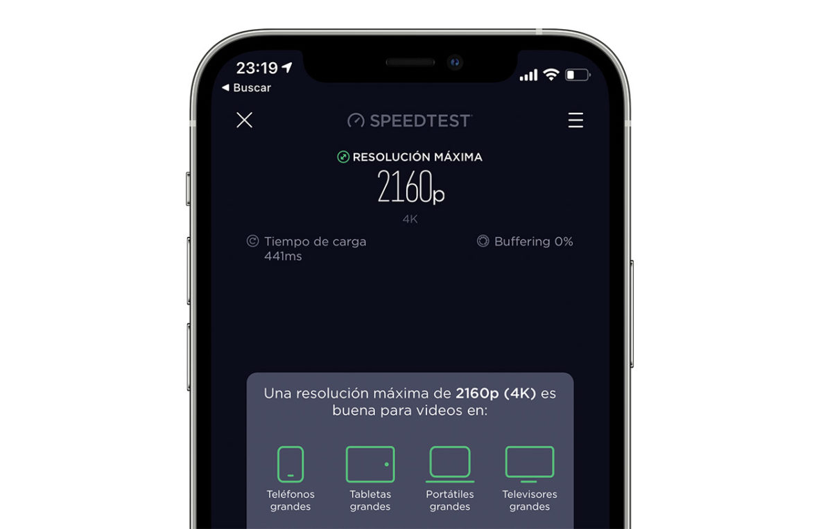 SpeedTest calcula la calidad máxima de vídeo en streaming que soporta ...