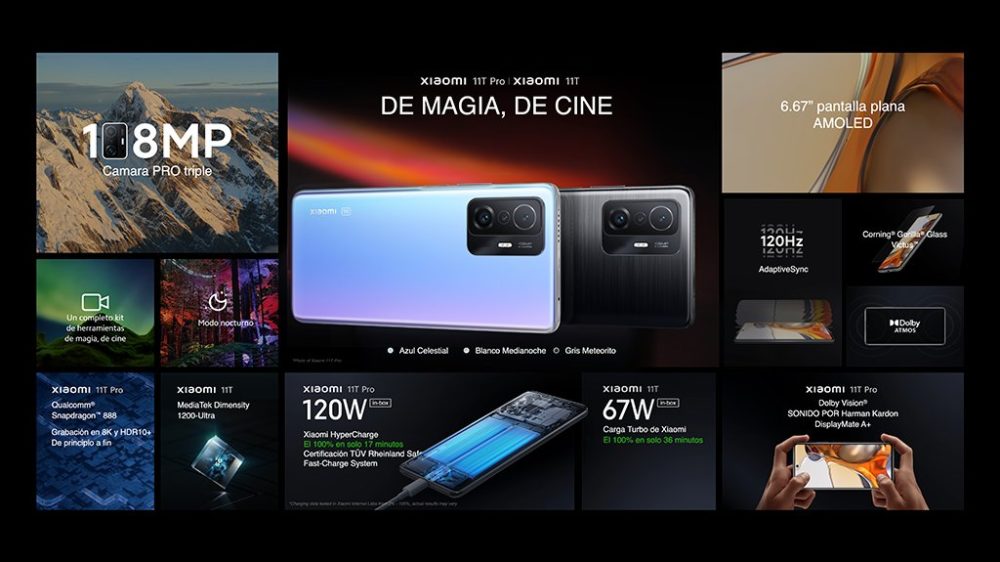 Los Xiaomi 11T y 11T Pro ya son oficiales | Teknófilo