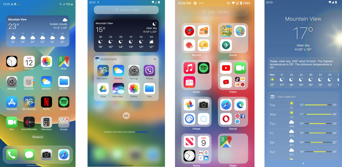 Esta app convierte la interfaz de tu Android en iOS 16 casi a la perfección
