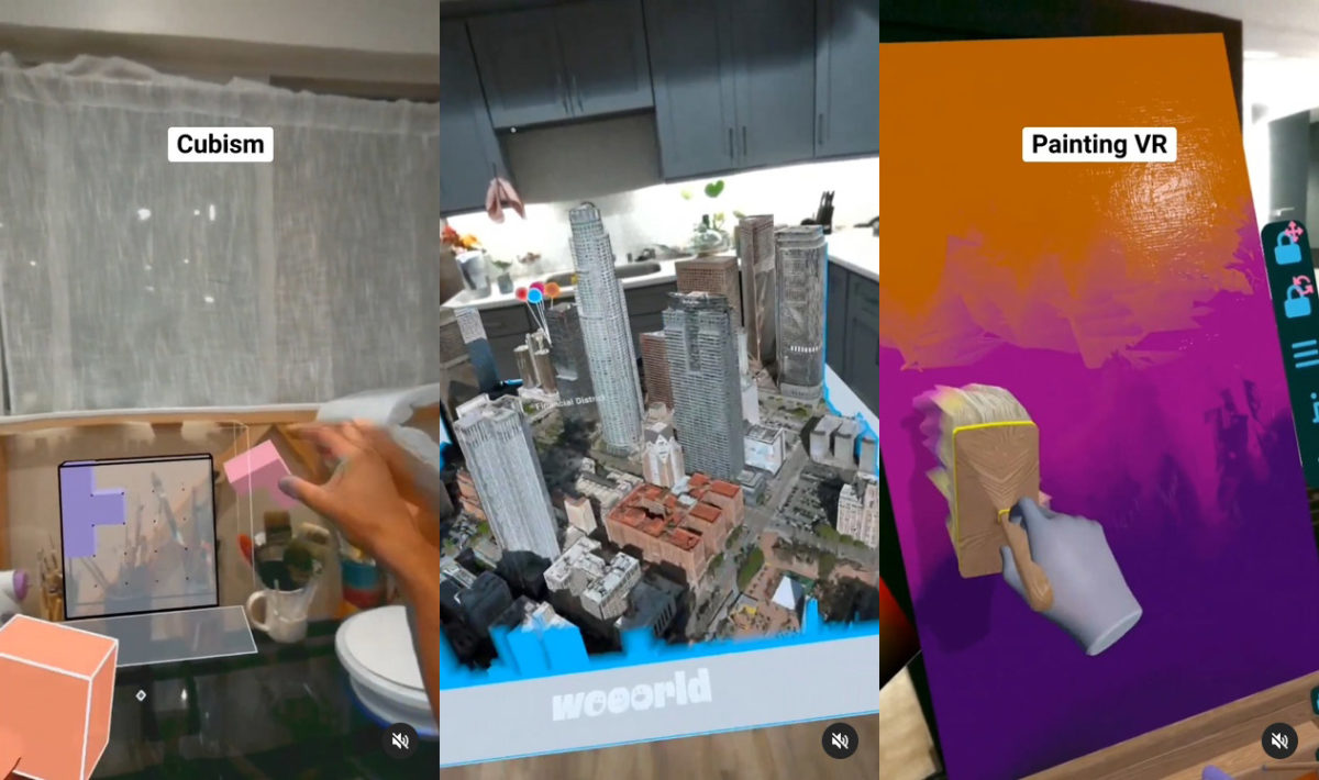 Mark Zuckerberg muestra una demo de su app Metaverse