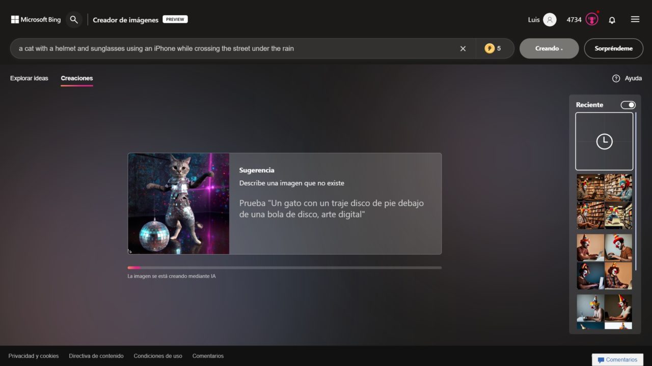 Cómo usar el Creador de Imágenes de Bing para generar imágenes a partir ...