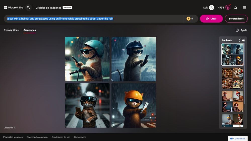 Cómo usar el Creador de Imágenes de Bing para generar imágenes a partir de texto con IA