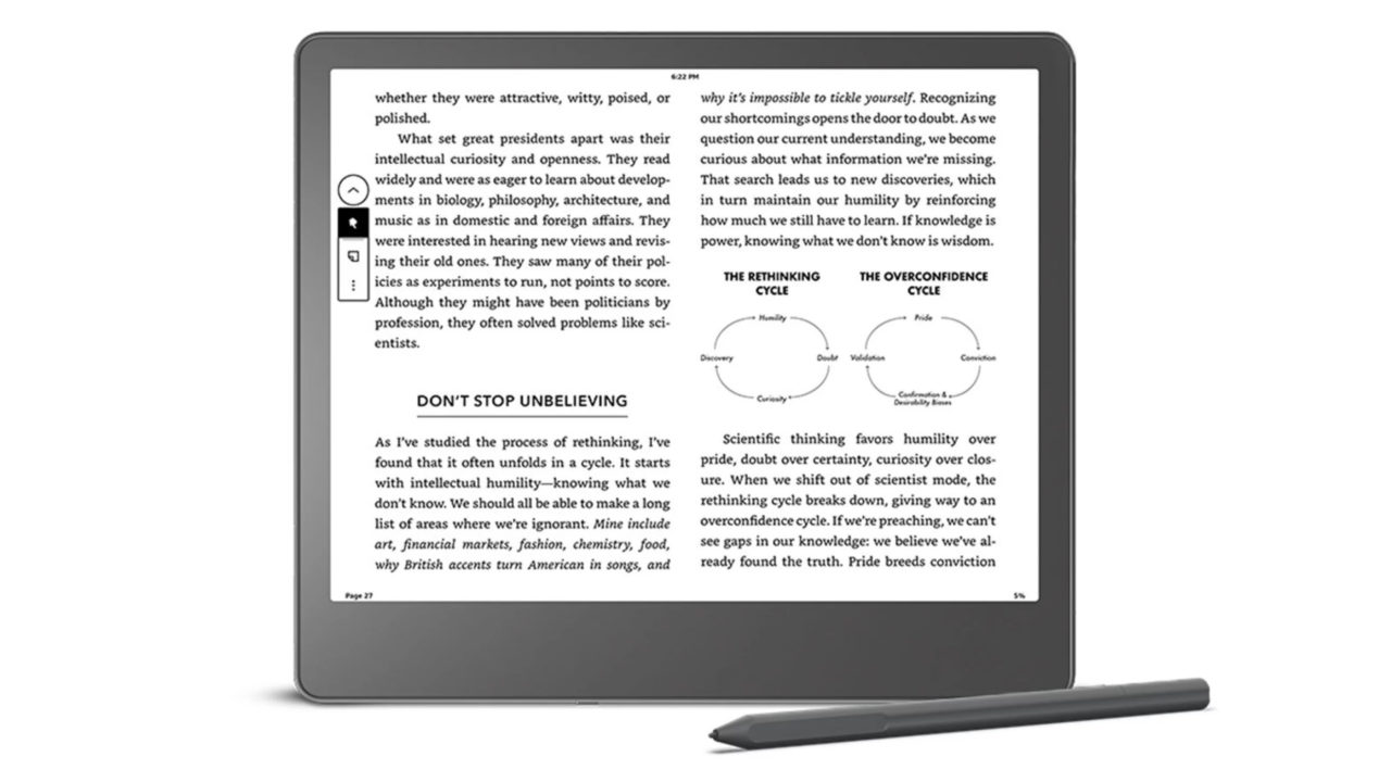 Kindle Scribe recibe nuevas funcionalidades para facilitar la lectura y ...