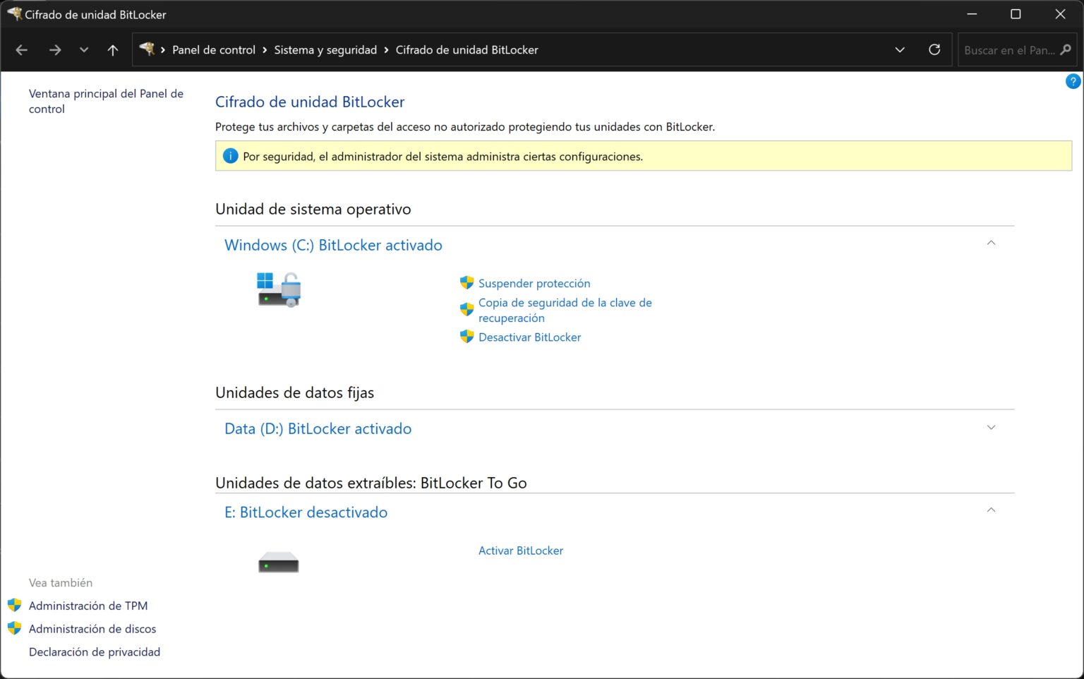 Cómo usar BitLocker para cifrar una memoria USB o disco duro externo en ...